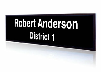 Electronic Name Display